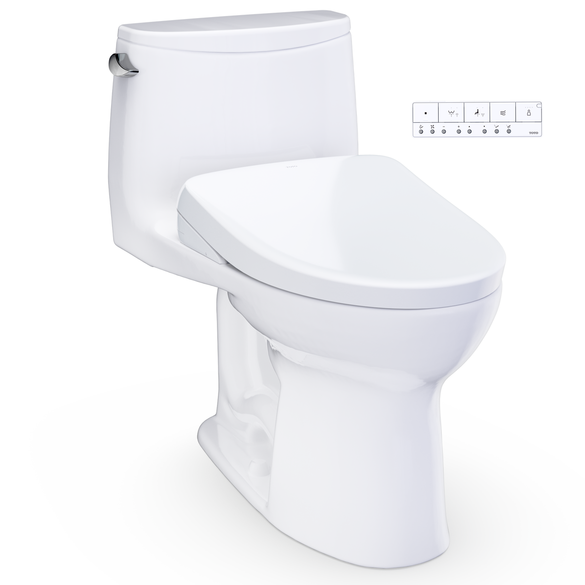 TOTO® Ultramax® WASHLET+ S7A One-Piece Toilet - 1.28 GPF ...